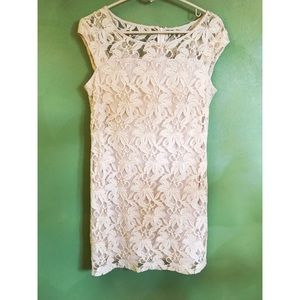 LC Lauren Conrad | Dresses | Lc Lauren Conrad Ivory Lace Dress | Poshmark